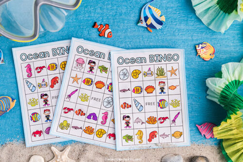 Ocean Bingo - The Best Ideas for Kids