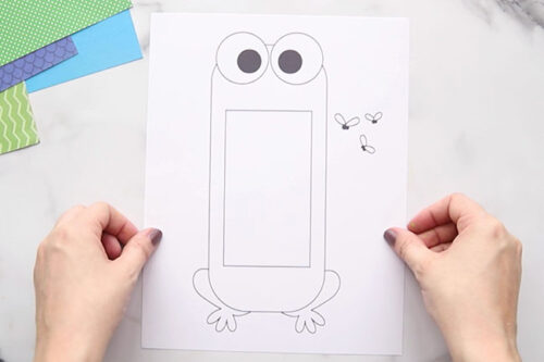 Frog Folding Surprise (Free Printable) - The Best Ideas for Kids