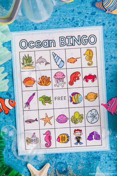 Ocean Bingo - The Best Ideas for Kids