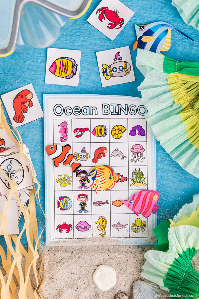 Ocean Bingo - The Best Ideas for Kids