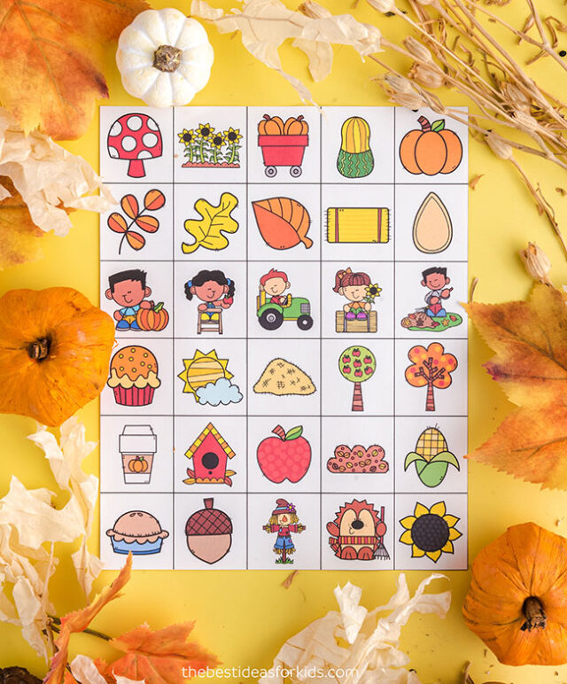 Fall Bingo (Free Printable) - The Best Ideas for Kids