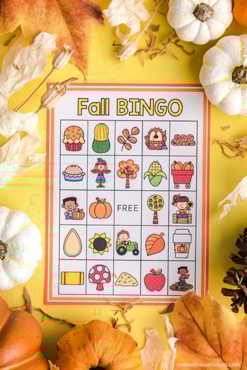 Fall Bingo (Free Printable) - The Best Ideas for Kids