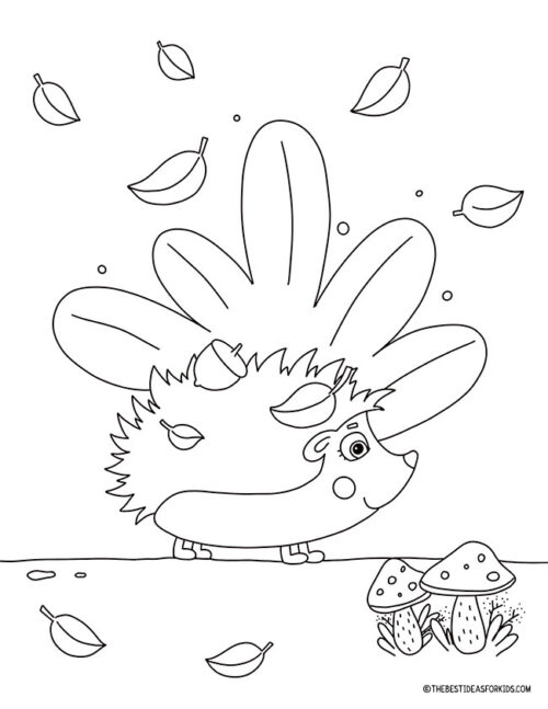 Fall Coloring Pages (Free Printables) - The Best Ideas for Kids