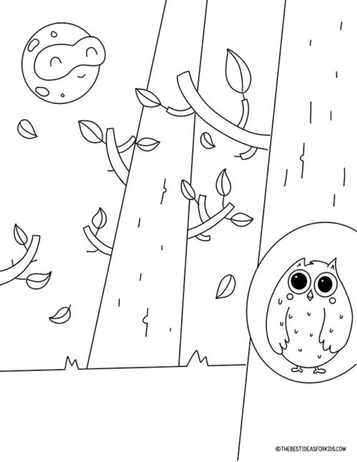 Fall Coloring Pages (Free Printables) - The Best Ideas for Kids