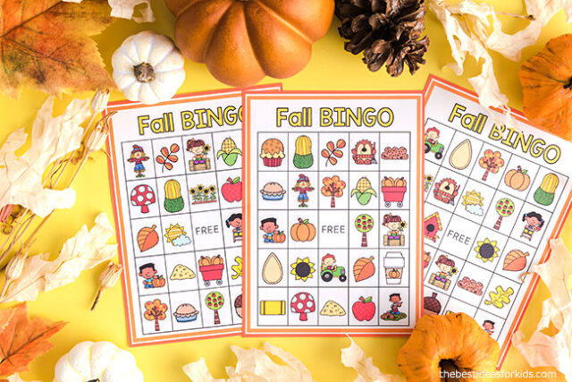 Fall Bingo (Free Printable) - The Best Ideas for Kids