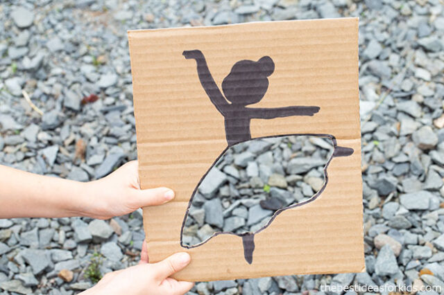 Cardboard Ballerina - The Best Ideas for Kids