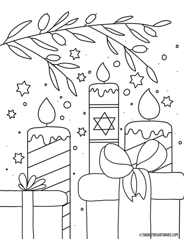 Hanukkah Coloring Pages (Free Printables) - The Best Ideas for Kids