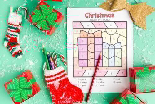 Christmas Color by Number (Free Printables) - The Best Ideas for Kids