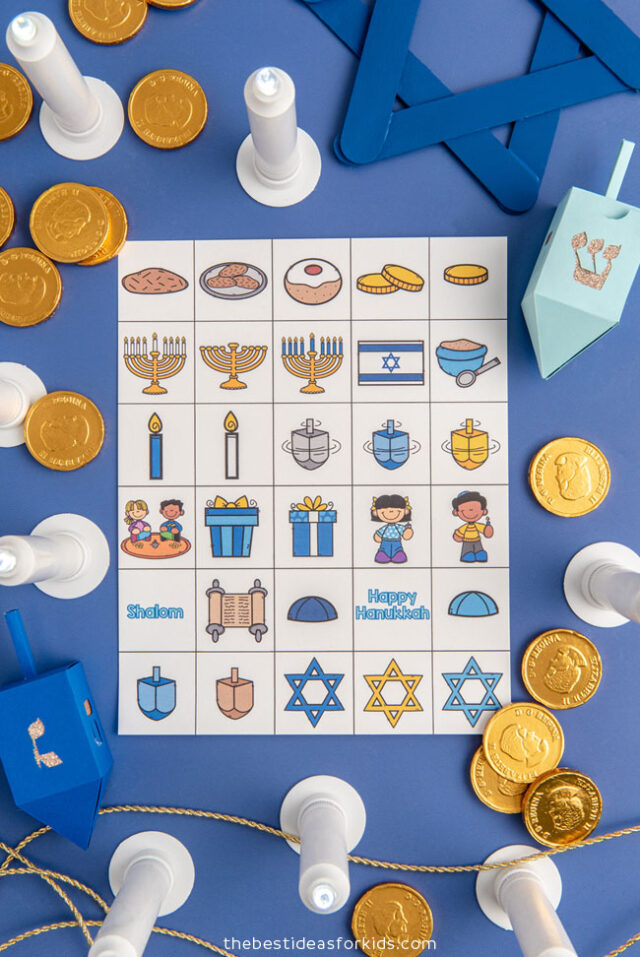 Hanukkah Bingo (Free Printable Cards)- The Best Ideas for Kids