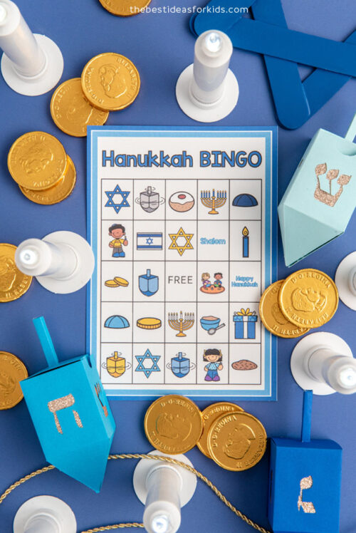 Hanukkah Bingo (Free Printable Cards)- The Best Ideas for Kids
