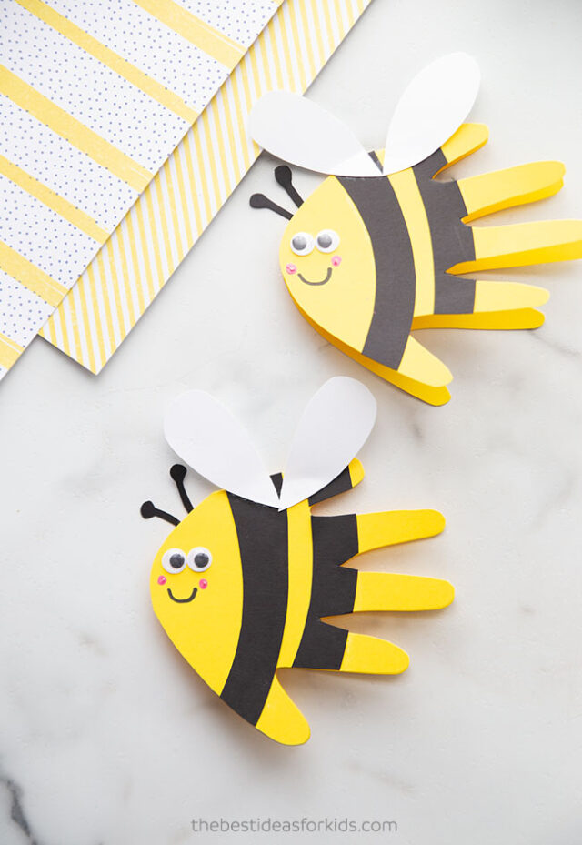 Bee Handprint - The Best Ideas for Kids