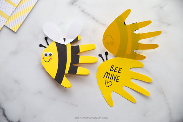 Bee Handprint - The Best Ideas for Kids