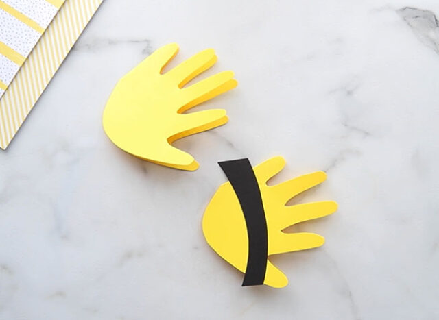 Bee Handprint - The Best Ideas for Kids