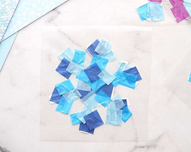 Snowflake Suncatcher (with Free Templates) - The Best Ideas for Kids