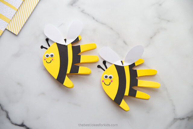 Bee Handprint - The Best Ideas for Kids