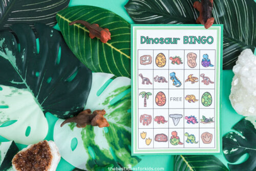 Dinosaur Bingo (Free Printable) - The Best Ideas for Kids