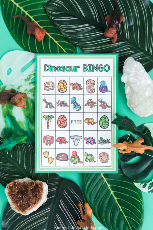 Dinosaur Bingo (Free Printable) - The Best Ideas for Kids