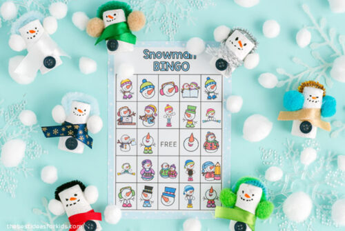 Snowman Bingo (Free Printable) - The Best Ideas for Kids