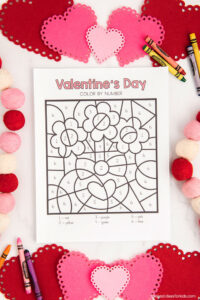 Valentine's Day Color by Number (Free Printables) - The Best Ideas for Kids