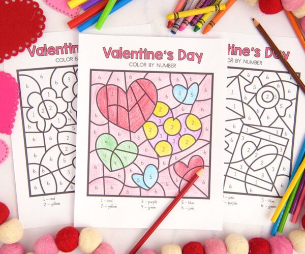 Valentine's Day Coloring Pages (Free Printables) - The Best Ideas for Kids