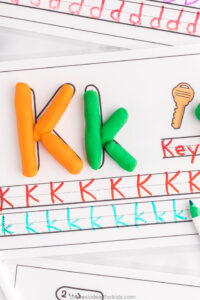 Playdough Letter Mats (Free Printables) - The Best Ideas for Kids