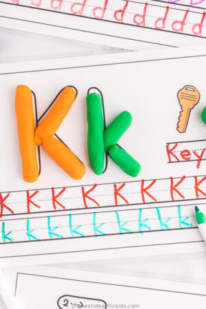 Playdough Letter Mats (Free Printables) - The Best Ideas for Kids