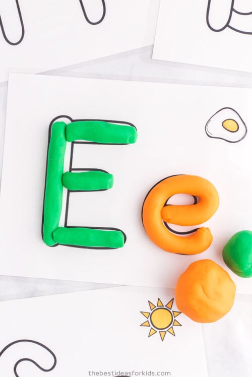 Playdough Letter Mats (Free Printables) - The Best Ideas for Kids