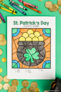 St Patrick's Day Color by Number (Free Printables) - The Best Ideas for ...