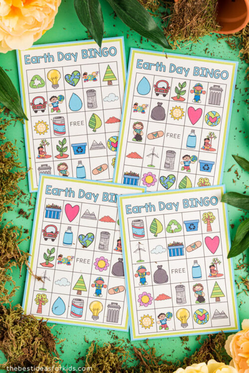 Earth Day Bingo (Free Printable) - The Best Ideas for Kids
