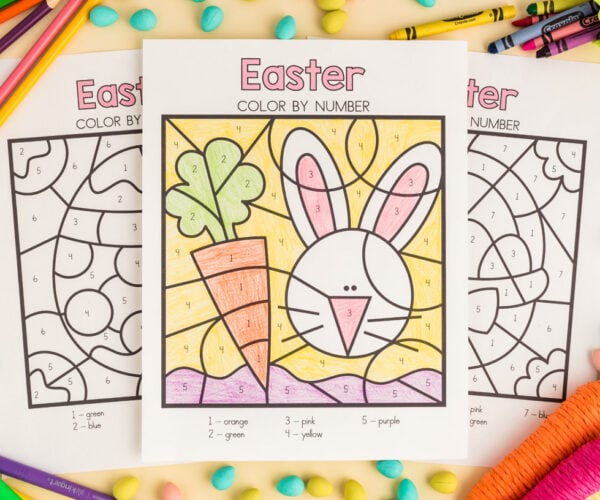 Spring Color By Number (Free Printables) - The Best Ideas for Kids