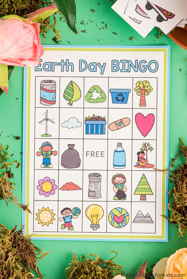 Earth Day Bingo (Free Printable) - The Best Ideas for Kids