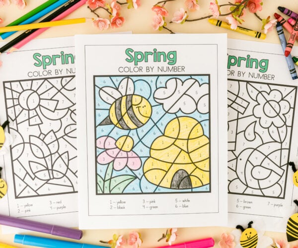 Butterfly Color By Number (Free Printables) - The Best Ideas for Kids