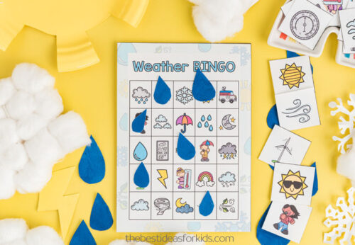 Weather Bingo (free printable) - The Best Ideas for Kids
