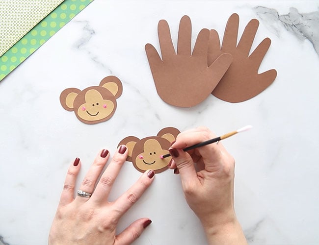 Monkey Handprint - The Best Ideas for Kids