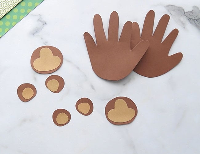 Monkey Handprint - The Best Ideas for Kids