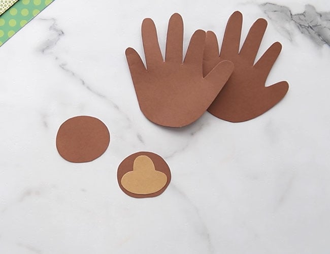 Monkey Handprint - The Best Ideas for Kids