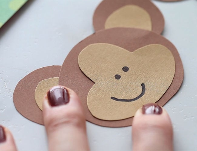 Monkey Handprint - The Best Ideas for Kids