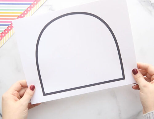 Rainbow Suncatcher (with free template) - The Best Ideas for Kids