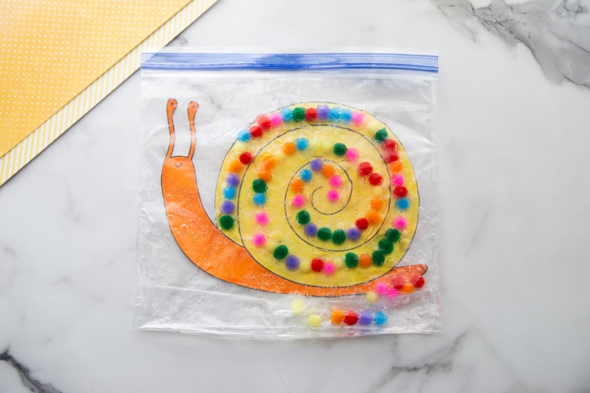 Snail Sensory Bag - The Best Ideas for Kids
