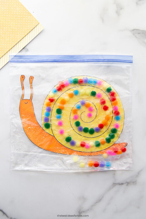 Snail Sensory Bag - The Best Ideas for Kids