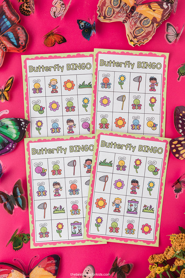 Butterfly Bingo (Free Printable) - The Best Ideas for Kids