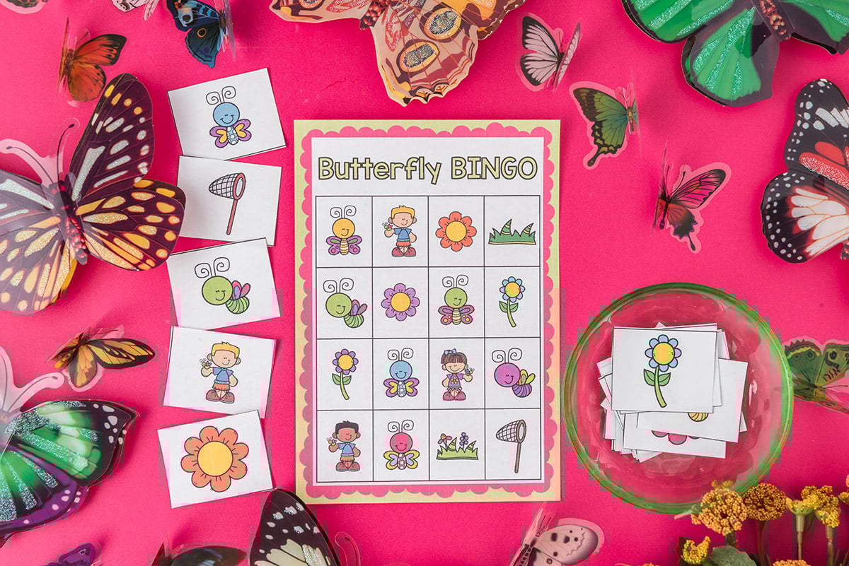 Butterfly Bingo (Free Printable) - The Best Ideas for Kids