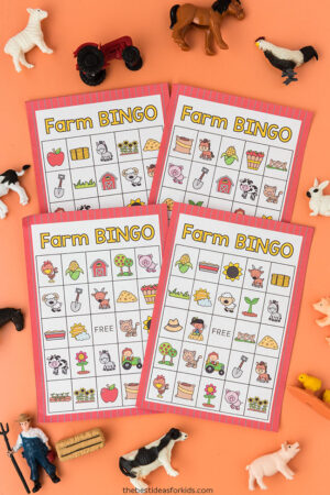 Farm Bingo (Free Printable) - The Best Ideas for Kids