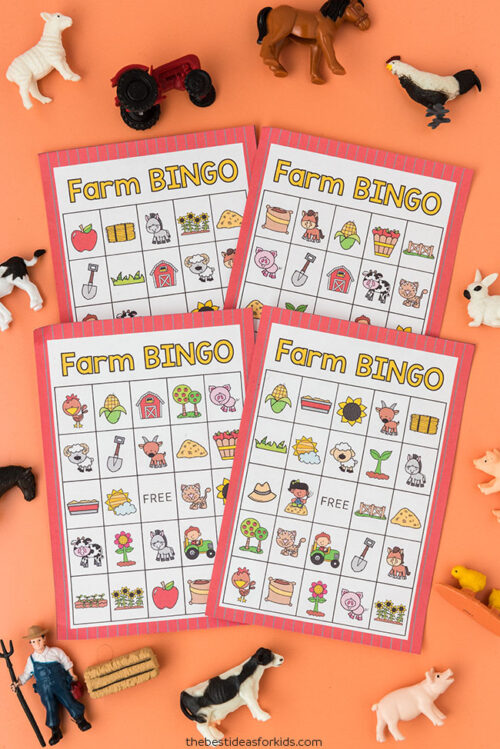 Farm Bingo (Free Printable) - The Best Ideas for Kids