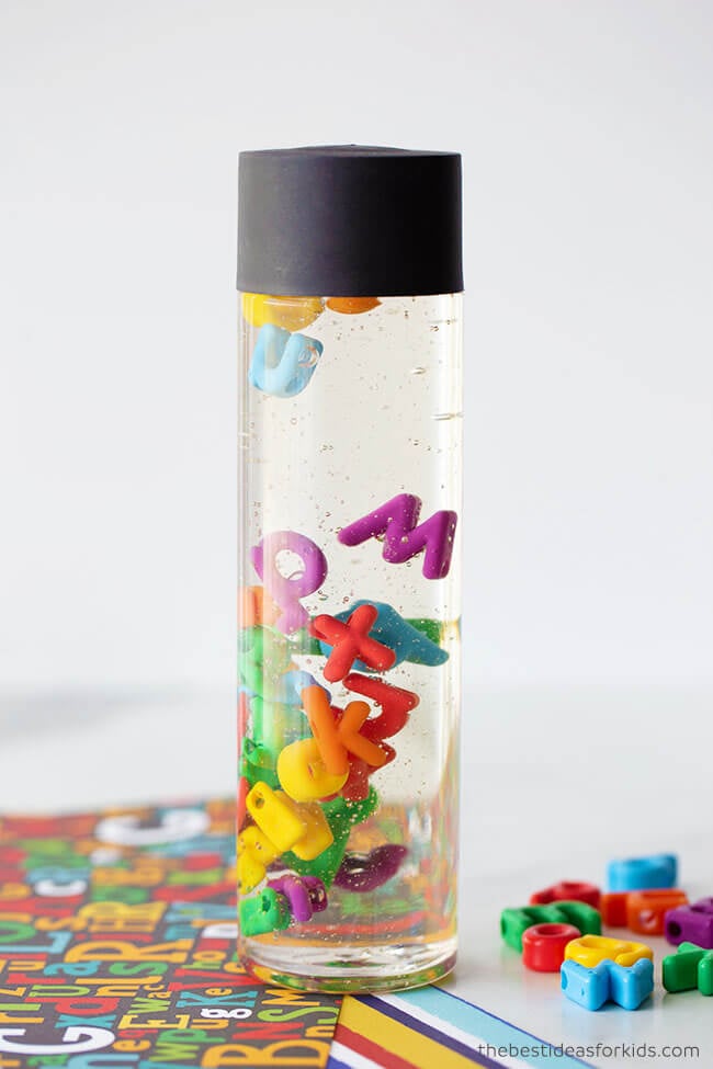 Alphabet Sensory Bottle - The Best Ideas for Kids