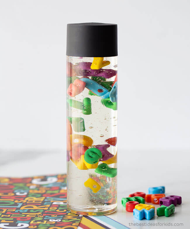 Alphabet Sensory Bottle - The Best Ideas for Kids