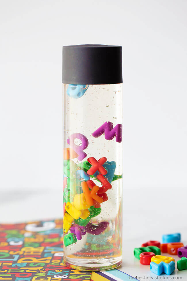 Alphabet Sensory Bottle - The Best Ideas for Kids