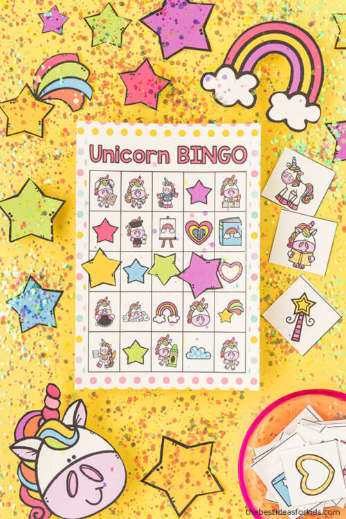 Unicorn Bingo (Free Printable) - The Best Ideas for Kids