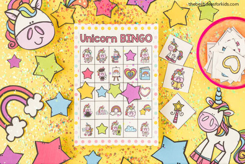 Unicorn Bingo (Free Printable) - The Best Ideas for Kids