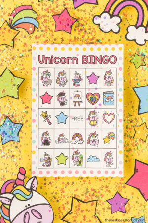 Unicorn Bingo (Free Printable) - The Best Ideas for Kids